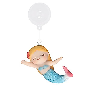 Floating Fish Tank Decor, Resin Mermaid Aquarium Decorations for Aquatic Pets Cartoon Aquarium Ornaments Fish Tank Accessories