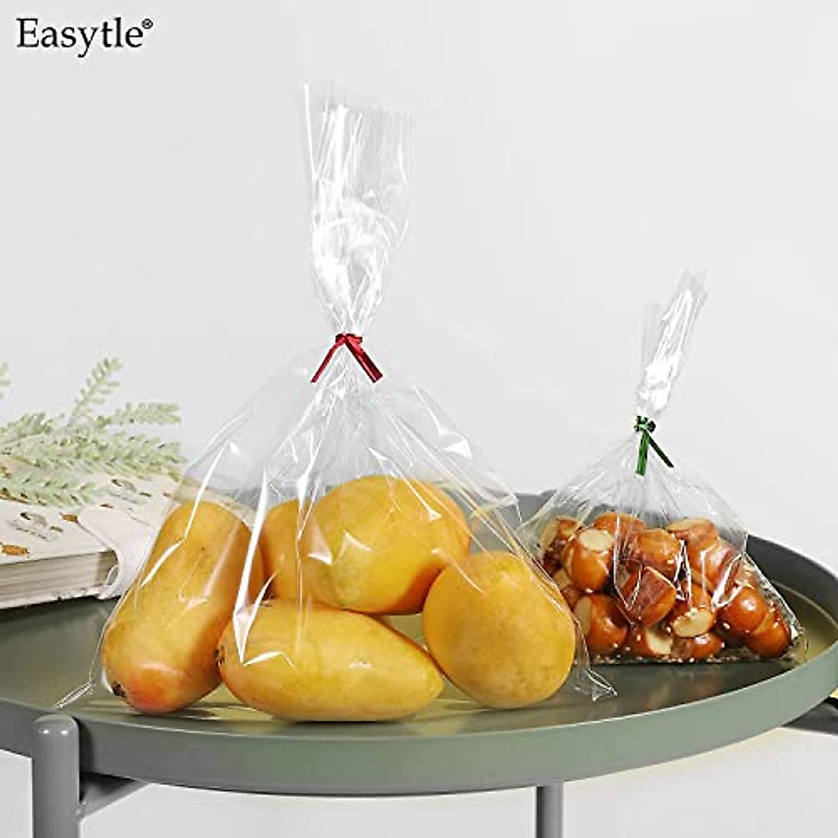 1000 Pcs Metallic Twist Ties 10 Colors Twist Tie 4" Bread Ties Twist Ties for Bags Foil Twist Ties Bag Ties Colorful Twist Ties for Party Gift Wrapping Bags Cellophane Treat Bags Bread Candy Bags