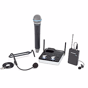 Samson Concert 288m All-In-One Wireless System (D Band), Ambidextrous (C288MALL-D)