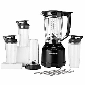 Nutribullet Digital Smart Touch Combo with Single-Serve Cups 1500 Watt Large Capacity Blender