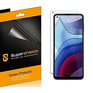 (6 Pack) Supershieldz Designed for Motorola Moto G Power (2021) [Not Fit for 2020 Version] Screen Protector, High Definition Clear Shield (PET)