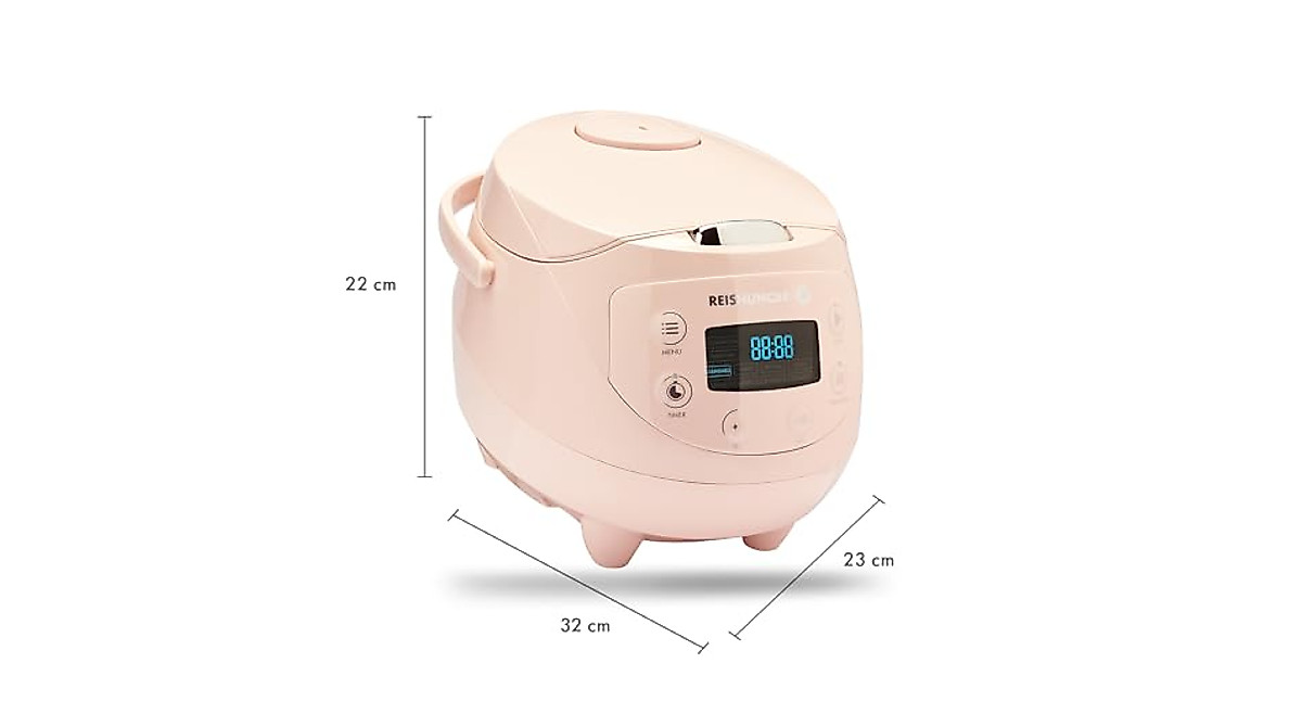 Reishunger Mini Rice Cooker & Steamer: Perfect Rice & More