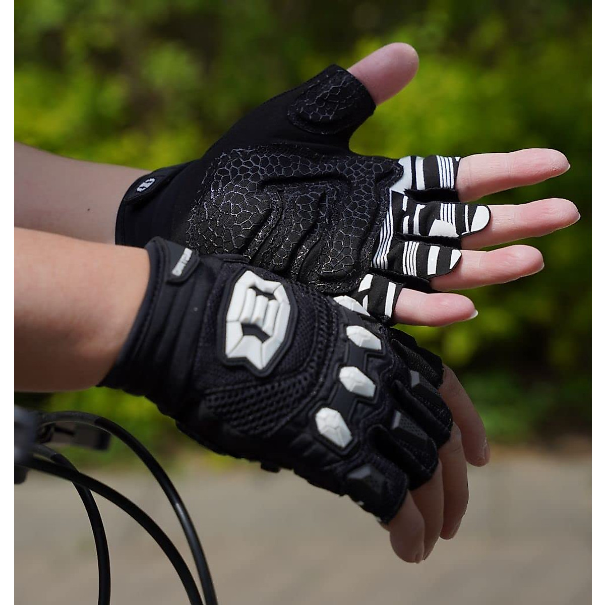 Seibertron Youth Dirtclaw Gloves - Motorcycle Motocross Sports Gloves for Ultimate Grip and Protection Black S