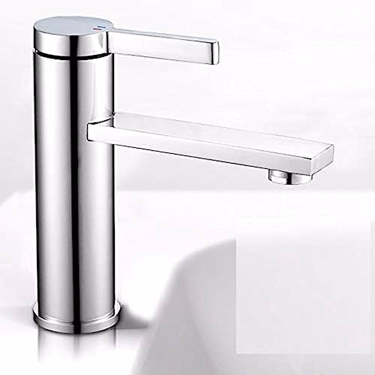 Kitchen & Bath Fixtures Taps Faucet,Copper Plated Bathroom Faucet Bathroom Basin Basin Hot and Cold Water Mixing Single Hole Faucet, A,B, Vessel Basin Faucet