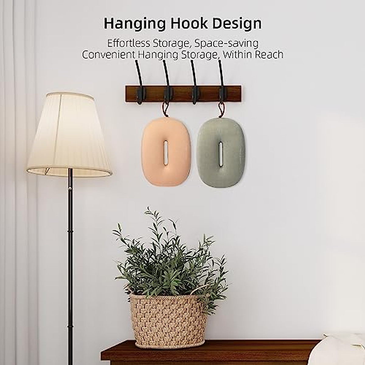 backrobo Lumbar Pillow for Office Chair - Multi-Functional Nap Pillow - Supports Lower Back, Neck, and Head for Complete Relaxation,Ideal for Office, Home, and Traveling (Pink)