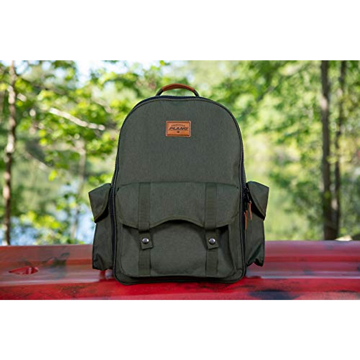 Plano Molding A-Series 2.0 Tackle Backpack, Forest Green, Includes 5 3600 StowAway Utility Boxes, Premium Soft Fishing Tackle Storage for Baits & Tools