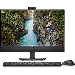 Dell OptiPlex 24 7410 All-in-One 4TB SSD 64GB RAM (Intel 13th Generation 14-Core Processor with Turbo to 4.60GHz, 64 GB RAM, 4 TB SSD, 24-inch FullHD IPS, Win 11 Pro) PC Computer Desktop