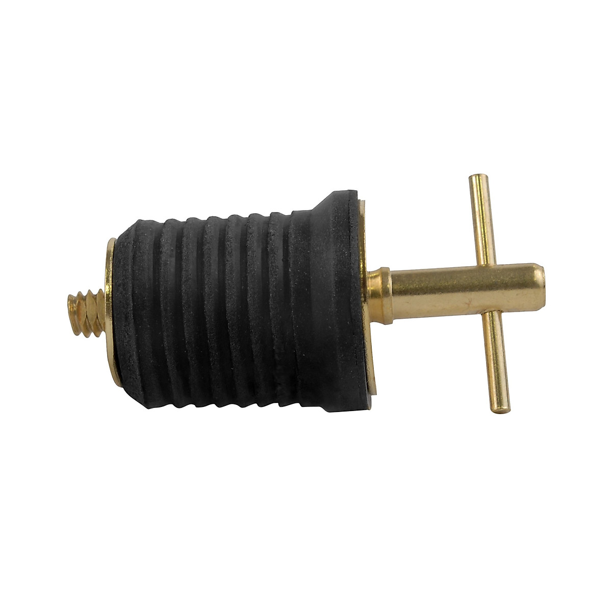Attwood 11592-3 Brass Plated T-Handle 1-inch Drain Plug