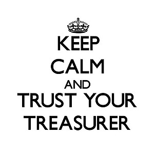 CafePress Keep Calm And Trust Your Treasurer Mugs Ceramic Coffee Mug, Tea Cup 11 oz