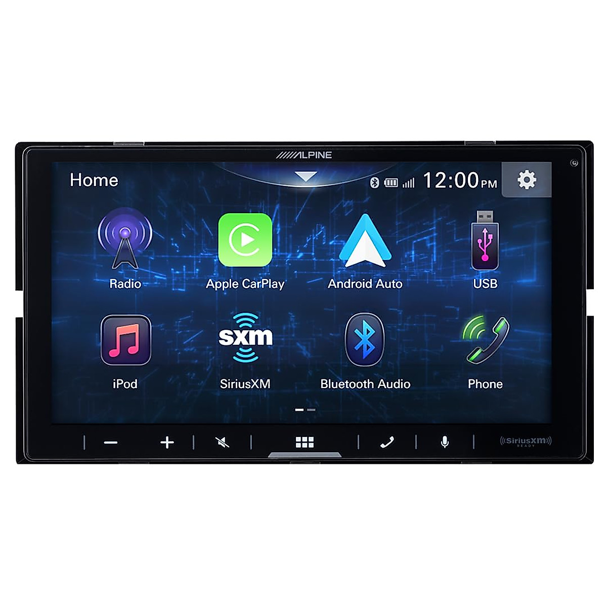 Alpine ILX-W670, 7-Inch Double DIN Digital Multimedia Receiver w/Apple Carplay® & Android Auto™ - Includes Satellite Radio Tuner