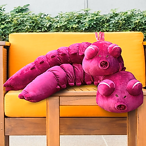 Dviggaz Fushiguro Worm Cosplay Pillow 47" Ugly Bug Plush Toy Decor for Boys Girls Soft Stuffed Animal Doll Gifts for Fans Kids Halloween Christmas Birthday