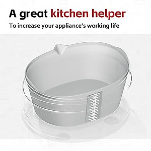 TroHollis™, Silicone Crock Pot Liners Reusable Insert, Fit 6QT Oval & Round Slow Cooker Divider Liner, Premium Food-Safe Silicone,Black