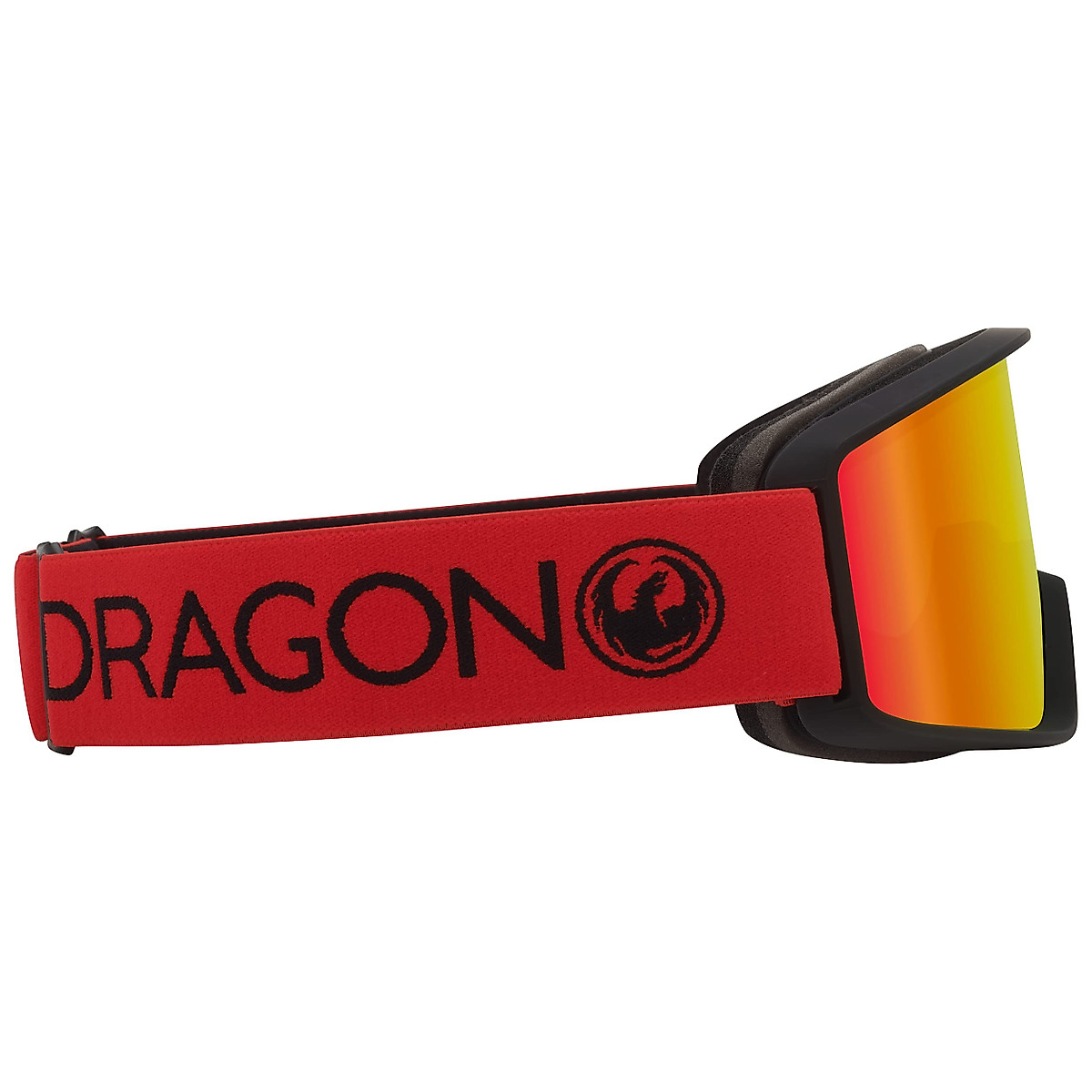 Dragon Unisex DXT OTG Snow Sport Goggle - Saffron Lite Frame | LL Red Ion Lens