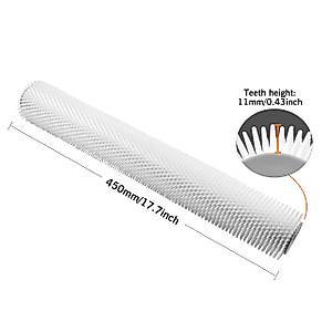 ROLLINGDOG Spiked Roller-Epoxy Floor Spiked Roller for Self Leveling Concrete,Spiked Screeding Compound Roller for Cement Concrete Paint (450mm)
