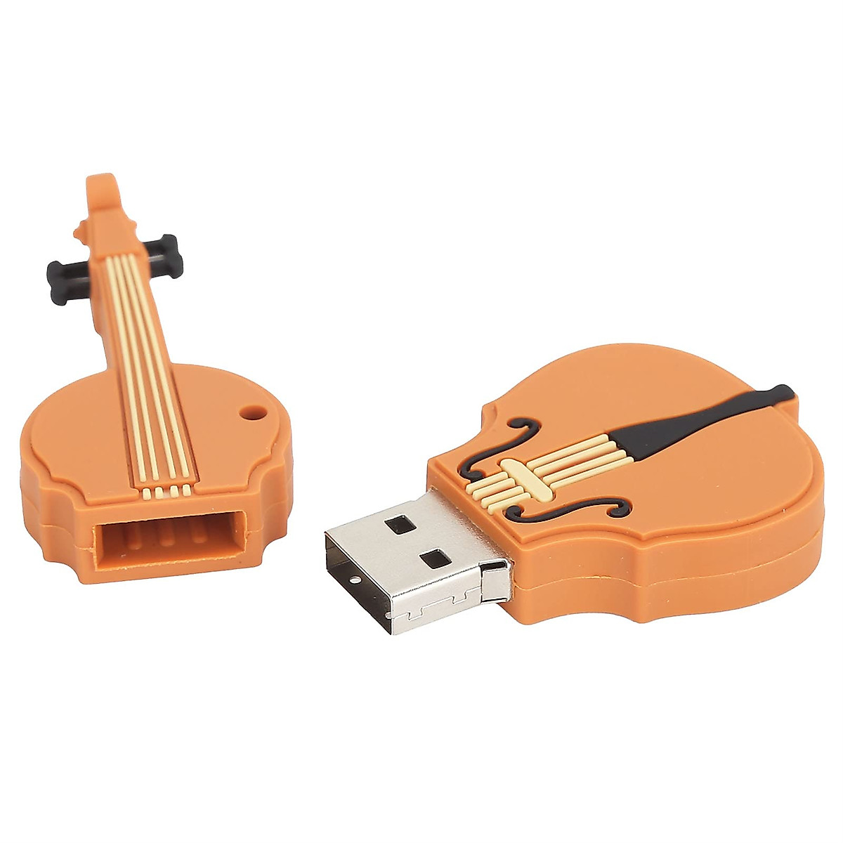 USB Flash Drive, Violin Shaped USB 2.0 Memory Stick Pen Drive Novelty Thumb Drive, Portable USB Drive Pendrive(32GB)