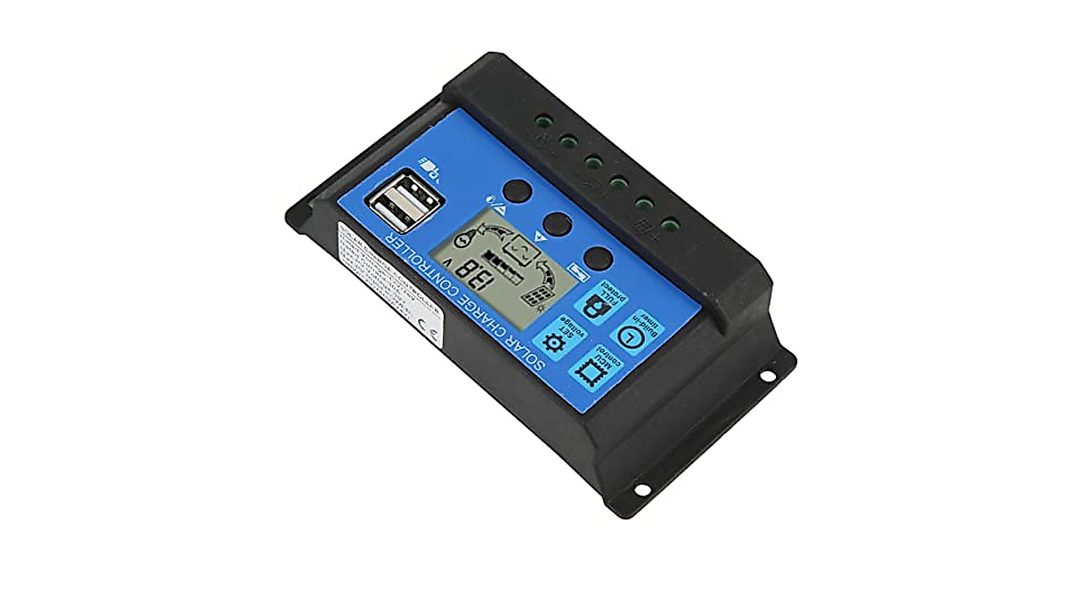 30A Solar Panel Controller with LCD Display