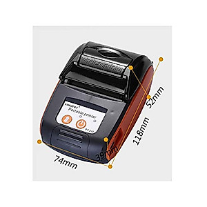 VIBY PT-210 Portable Thermal Printer Handheld 58mm Receipt Printer for Retail Stores Restaurants Factories Logistics