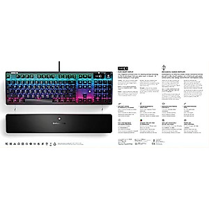 SteelSeries Apex 7 - Mechanical Gaming Keyboard – OLED Smart Display – Brown Switches - French AZERTY Layout