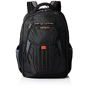 Samsonite Tectonic 2 Large Backpack, Black/Orange, 18 x 13.3 x 8.6