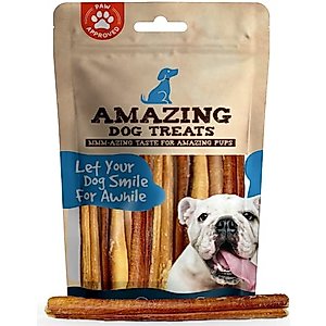 Bully Sticks 6 Inch Regular Size (10 Pcs/Pack) - Premium Bully Stick Dog Chews - Long Lasting Bully Sticks for Dogs - Best Bully Stick Dog Bone - No Hide Dog Chew