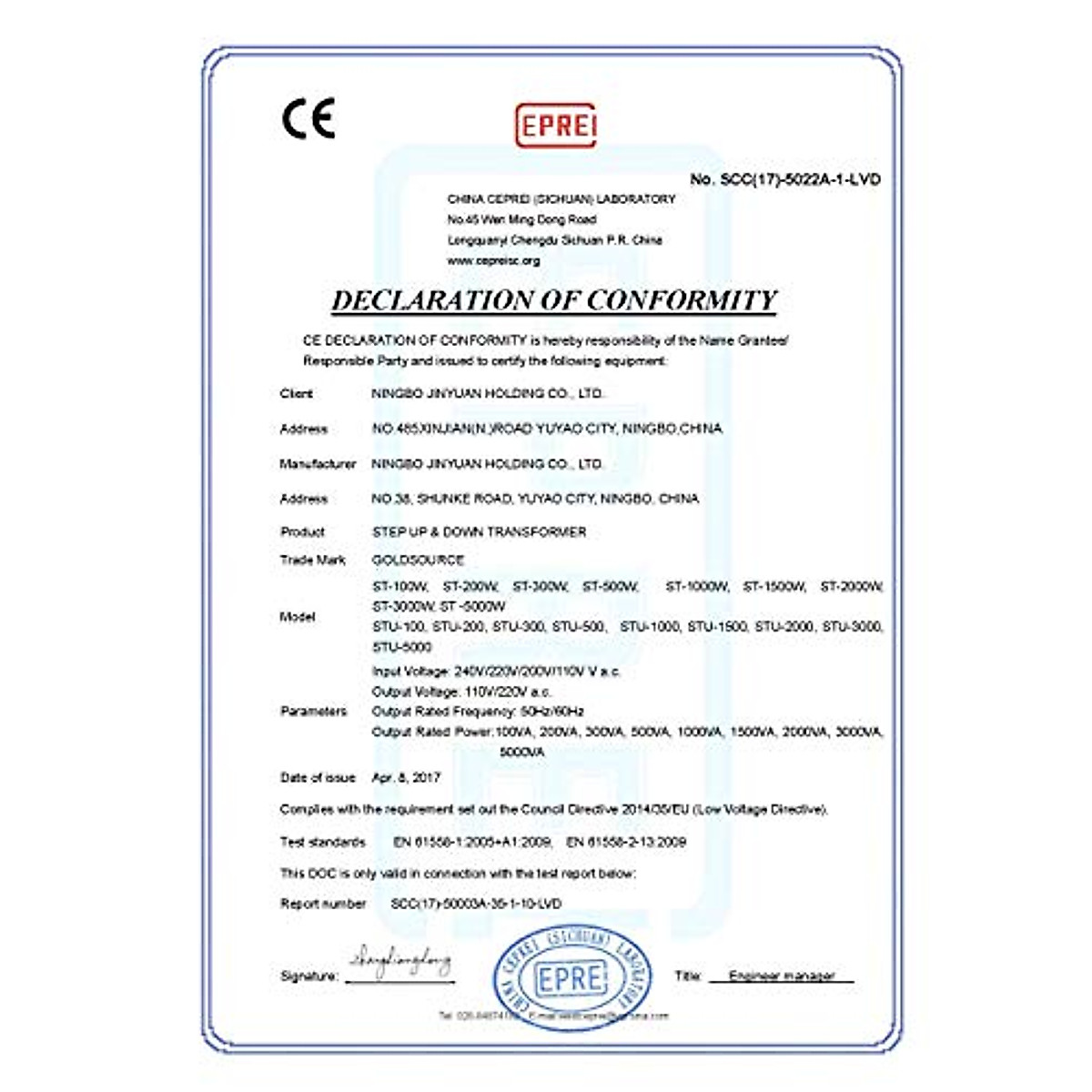 3000W ST-Pro Auto Step Up & Step Down Voltage Transformer Converter, Heavy-Duty AC 110/220V Converter with US Standard, Universal, Schuko AC Outlets & DC 5V USB Port by Goldsource [3-Year Warranty]