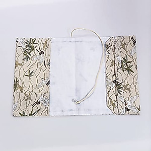 PUPUZAO A5 Book Cover Red Crowned Crane Hard Book Sleeve Cover