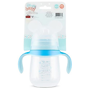Disney Sippy Cups for Toddlers, Learner Sippy Cups for Kids with Pacifier, BPA-Free Trainer Cup with Handles, Leak-Proof Minnie Mouse and Mickey Mouse Sippy Cups, Perfect Unisex Gift for Children