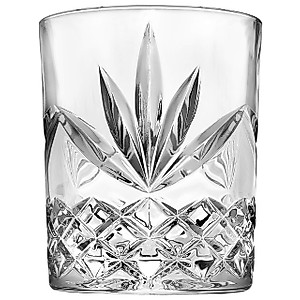 Godinger Whiskey Glasses, Old Fashioned Whiskey Glass, Drinking Glasses for Scotch, Cocktails, Water, Juice - Set of 8
