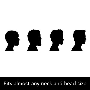 neckscaper Self-Trimming Template for Grooming Your Neckline, Durable, Adjustable, and Includes a Travel Case