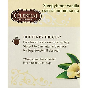 Celestial Seasonings Herbal Tea, Sleepytime Vanilla , 20 Count