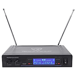 RockvilIe RWM1203VH Wireless (2) Handheld Microphones 4 Church Sound Systems