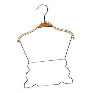 Leefasy Wire Body Shape Lingerie Display Bikini Clothes Hanging Rack Swimsuit Holder Dress Coat Swimwear Hangers for Drying Bedroom Collection Show , Height 32cm
