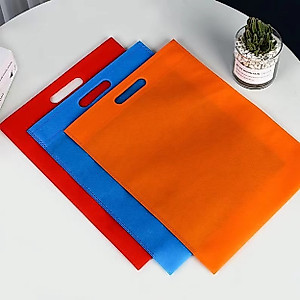 Cihomia Custom Reusable Merchandise Tote Bag Personalized Text Logo - Recyclable cloth bag Grocery 50-100PCS (9.8x11.8 inch)