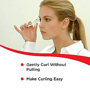 Seki Edge Spot Eyelash Curler (SS-600) - Lash Curler Adds Curl, Lift & Definition to Outer Corners of Lashes - Help Eyes Appear Larger & More Open - Comes with Extra Curler Replacement Pad