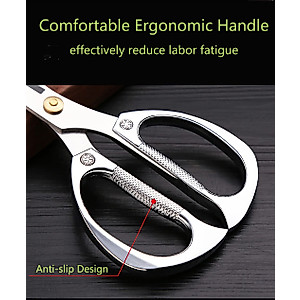 Horsvill Indoor Plant Shears Garden Scissors, Houseplant Shears Made of Japan SK5 Stainless Steel, Flowers Herbs and Plant Cutters, Clippers, Trimmers, Loppers, Bonsai Potted Plant Pruning Scissors