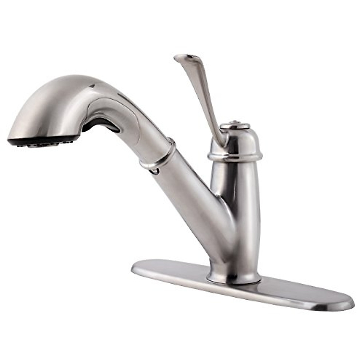 Pfister Bixby 1-Handle Pull Out Kitchen Faucet, Stainless Steel, 1.8 gpm LF5385LCS