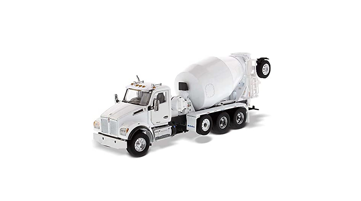 Kenworth T880 SFFA Concrete Mixer Model - 1:50 Scale Diecast Collectible