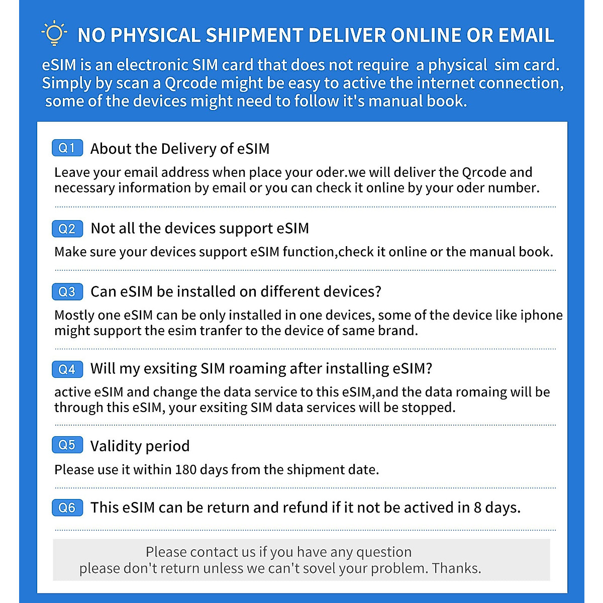 【UDBAC】 Asian eSIM Data Only SIM Card 8~30 Days Travel Internet Prepaid 4G-LTE High -Speed Traffic 2GB/Day Unlimited Low Speed(Online Delivery) (8 Days Unlimited)