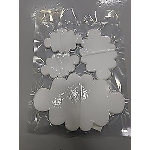 16 Pcs 3D Cloud Decorations Hanging Clouds for Ceiling Artificial Clouds Props Fake Cloud Ornaments Wall Decor Clouds Imitation Decorations Baby Shower Ceiling Party Nursery Children Room Art Wedding