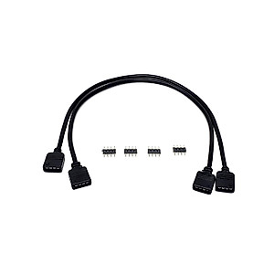 MICRO CONNECTORS RGB Extension 50 cm Cable/ 2-Pack (F04-RGB0150-2P)