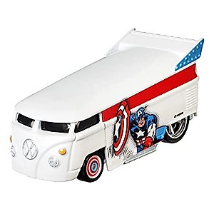 Hot Wheels Pop Culture VW Drag Bus 1:64 Scale Vehicle for Kids Aged 3 Years Old & Up & Collectors of Classic Toy Cars, Featuring New Castings & Themes