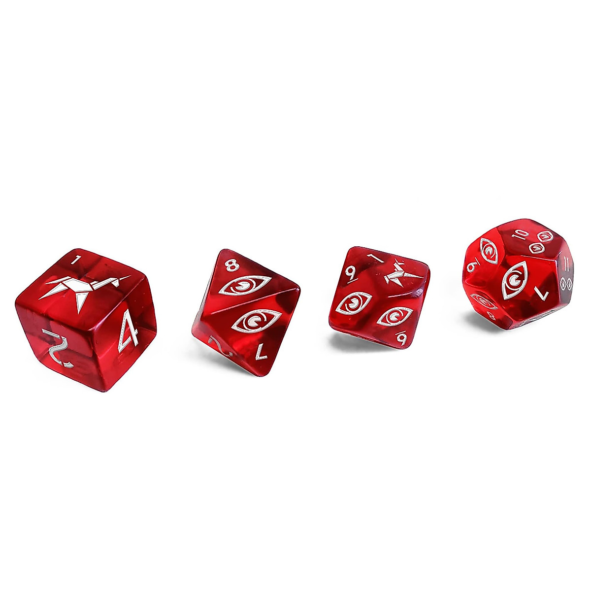 Free League Blade Runner RPG: Dice Set - 4 Piece Dice Set, SciFi RPG Accessory