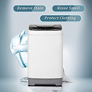 Yileiduo Full-Automatic Washing Machine, Portable Compact Laundry 12 lbs Load Capacity Washer with 10 Washing Programs, Ideal for Dormitory, Apartments, RV, Laundry Room