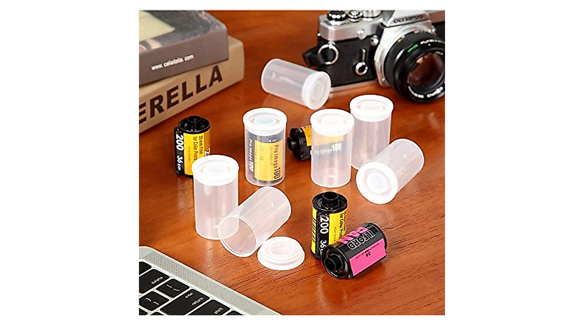 30 Clear Plastic Film Canisters | Versatile Storage Containers