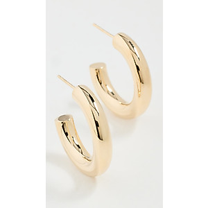 Jennifer Zeuner Jewelry Women's Lou Small Hoops, Gold, One Size