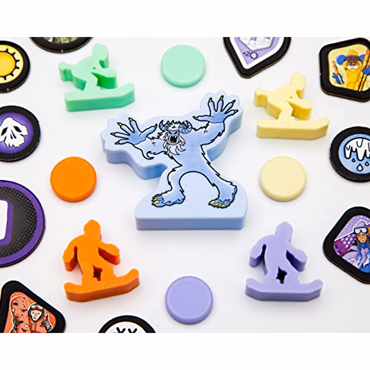 Skull Canyon Ski Fest Board Game - Race Down the Slopes and Conquer the Mountain! Strategy Game for Kids and Adults, Ages 14+, 2-4 Players, 45-90 MInute Playtime, Made by Pandasaurus Games