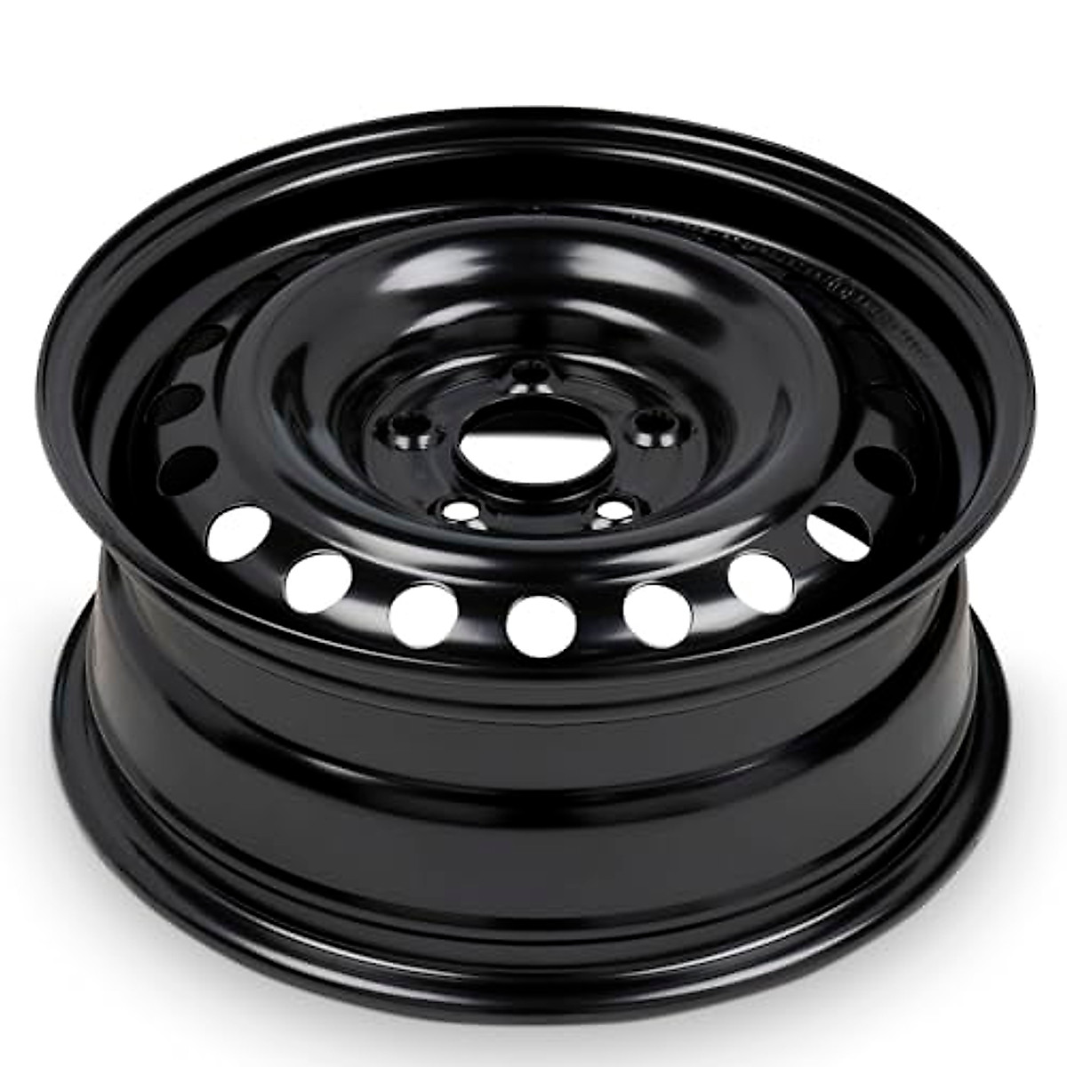 for 2013-2025 Nissan Leaf 16 Inch Painted Black Rim - OE Direct Replacement - Road Ready Car Wheel