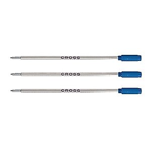 Cross Medium Ballpoint Pen Refill - Blue (Pack of 3)