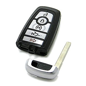 OEM 5-Button Smart Key Fob Remote Compatible With 2017-2020 Ford F-Series Truck (FCC ID: M3N-A2C93142600, P/N: 164-R8166, HC3T-15K601-BB)