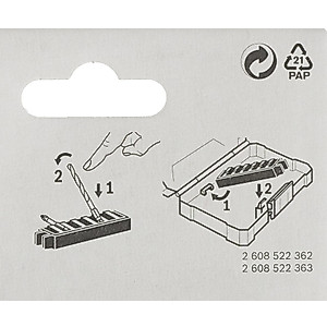 Bosch Professional 8pcs. Double Screwdriver Bit Set Torx (Impact Control, 8 x T25-T25 Bits, Length 65mm, Pick and Click, Accessory Impact Drill)